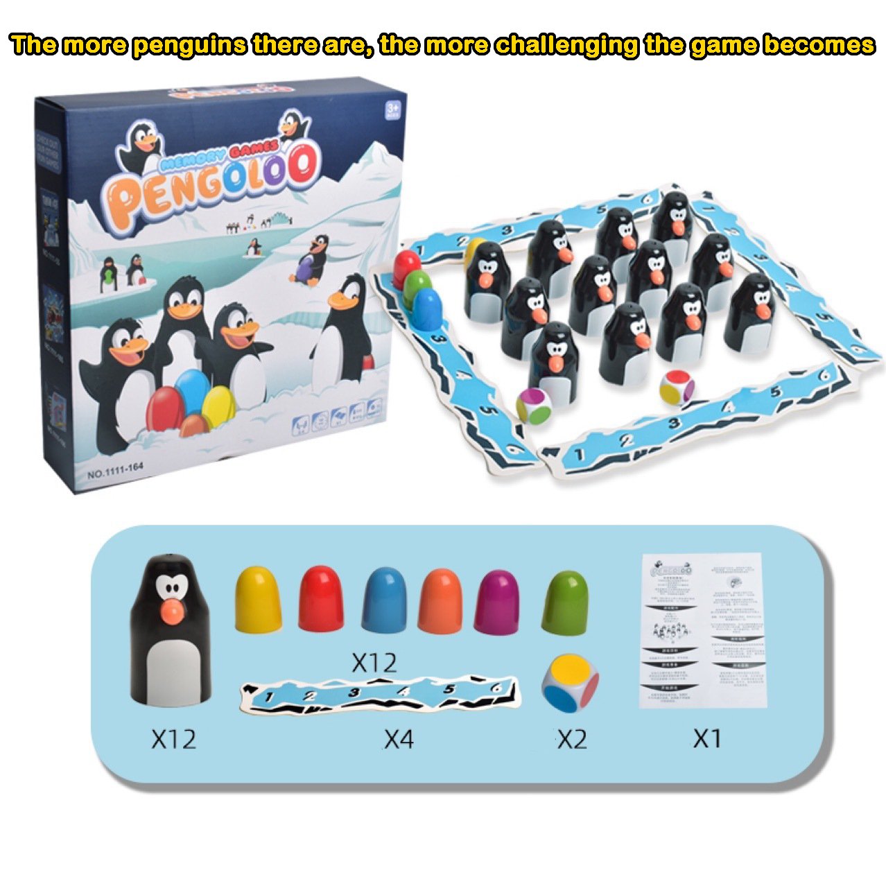 🎅Hot Sale 49% OFF🔥Penguin Memory Game – blauue