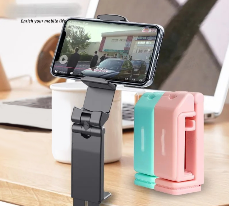 🔥360° Rotating Desktop Lazy Folding Phone Holder – blauue