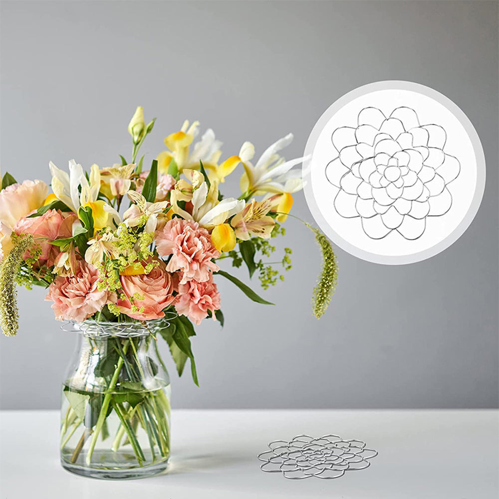🌺Hot Sale 50% OFF💐Stainless Steel Floral Grid Flower Arrangement Tool ...